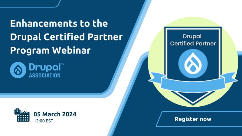 2024 Drupal Certified Partner Redesign Information Webinar | TheDropTimes