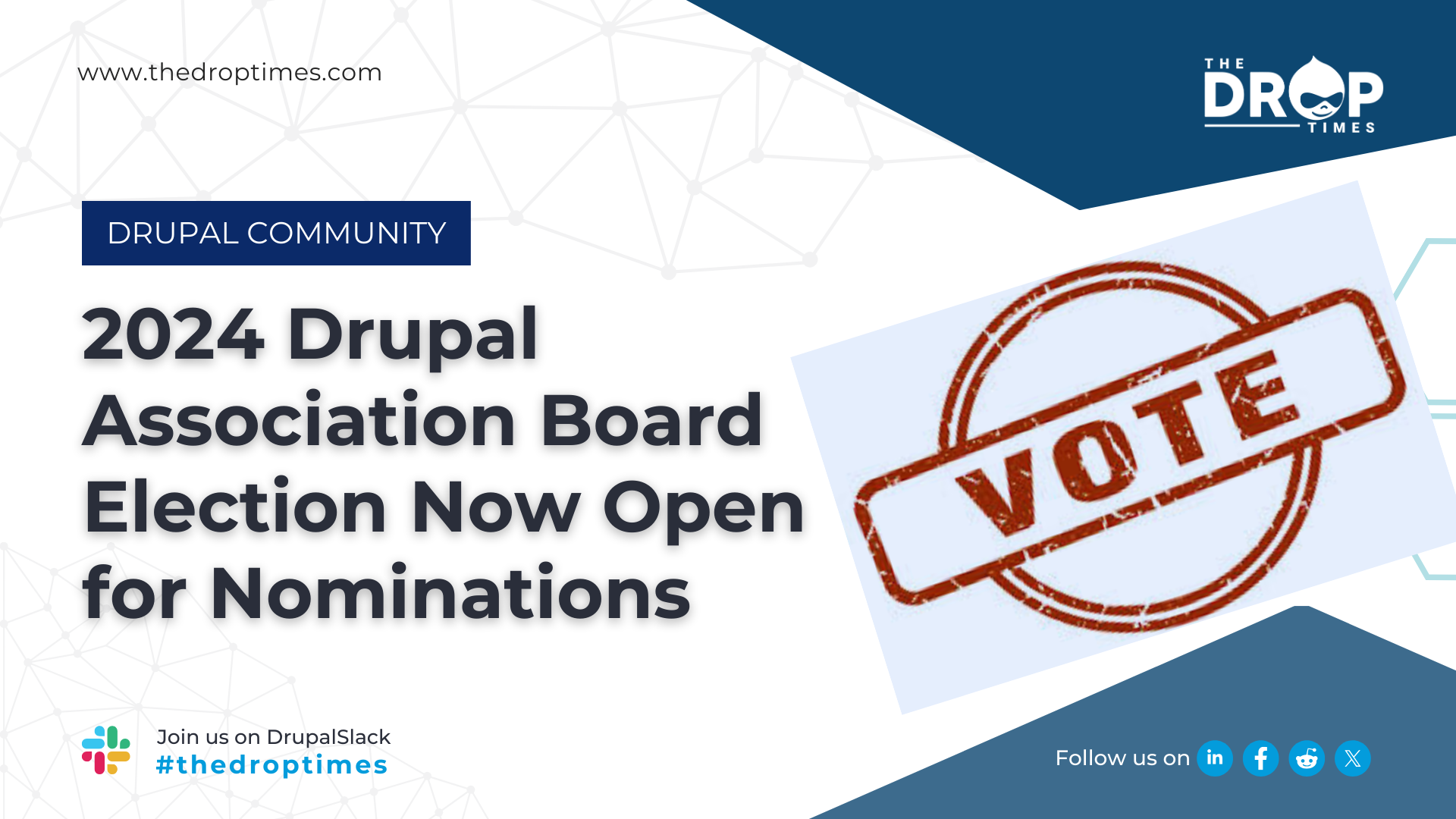 2024 Drupal Association Board Election Now Open for Nominations