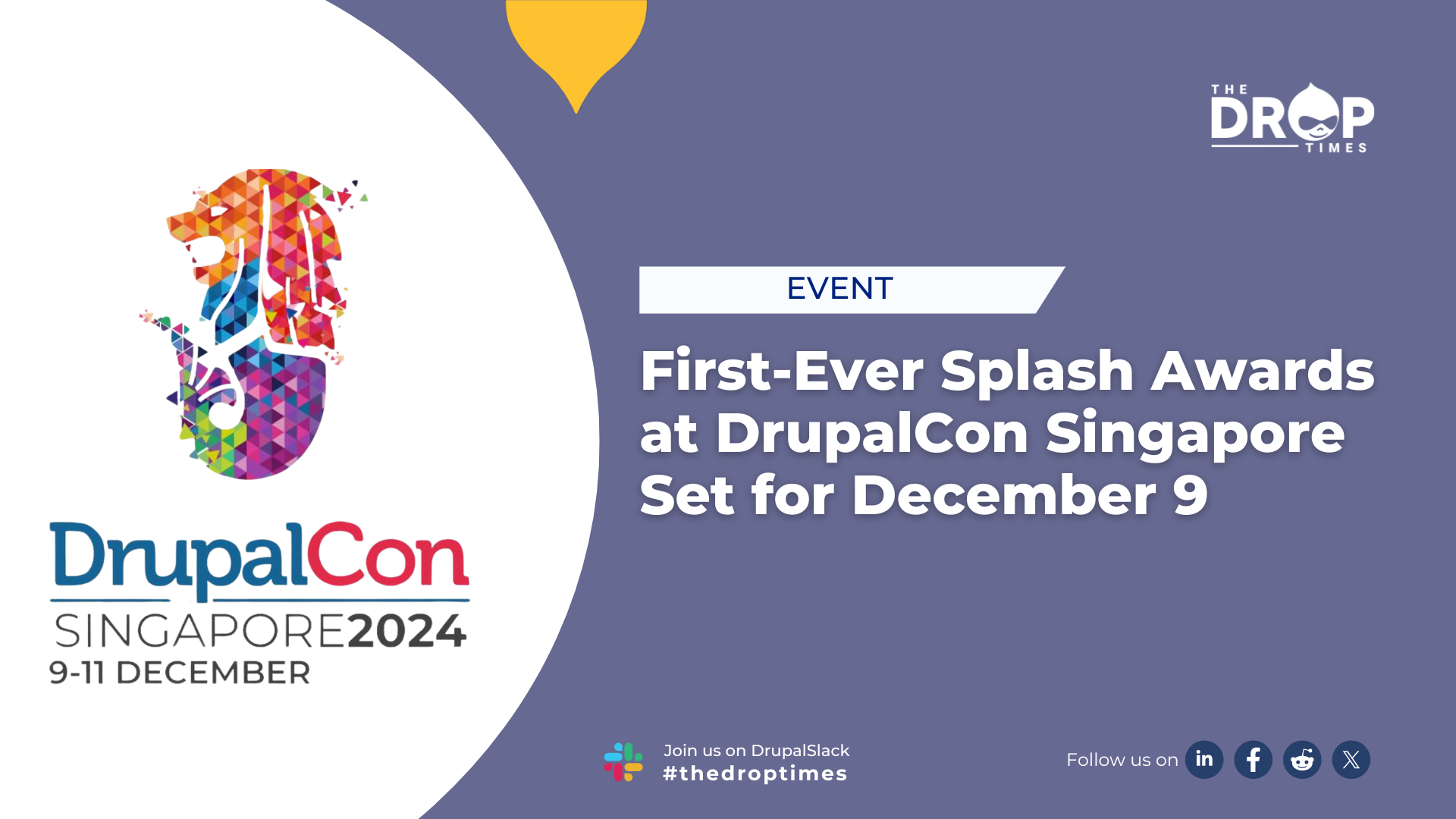 First-Ever Splash Awards at DrupalCon Singapore Set for December 9