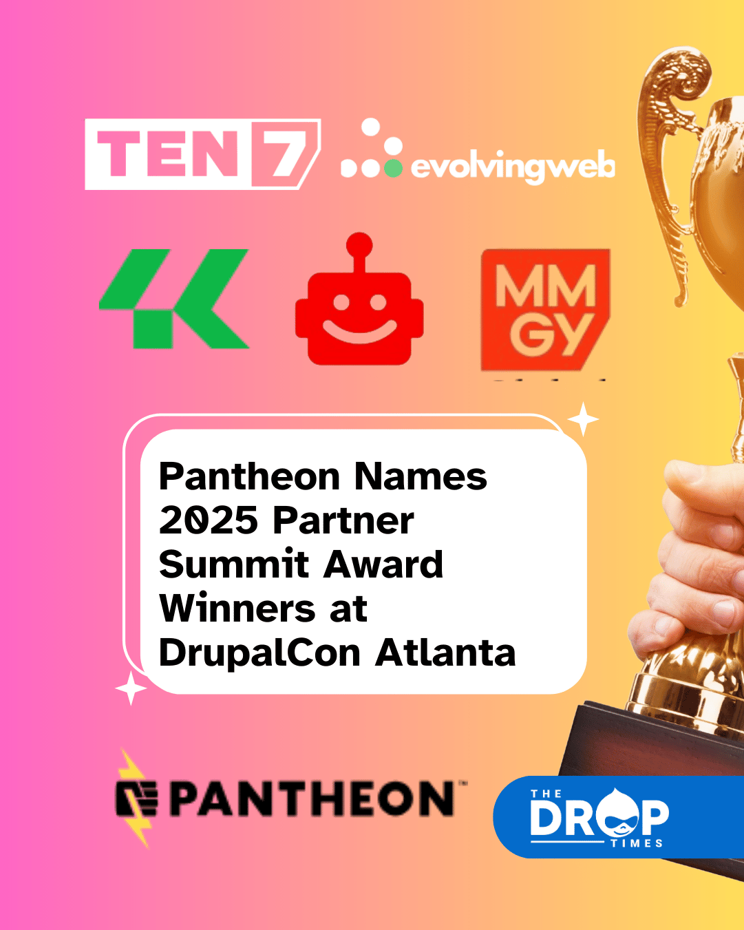 Pantheon Names 2025 Partner Summit Award Winners at DrupalCon Atlanta