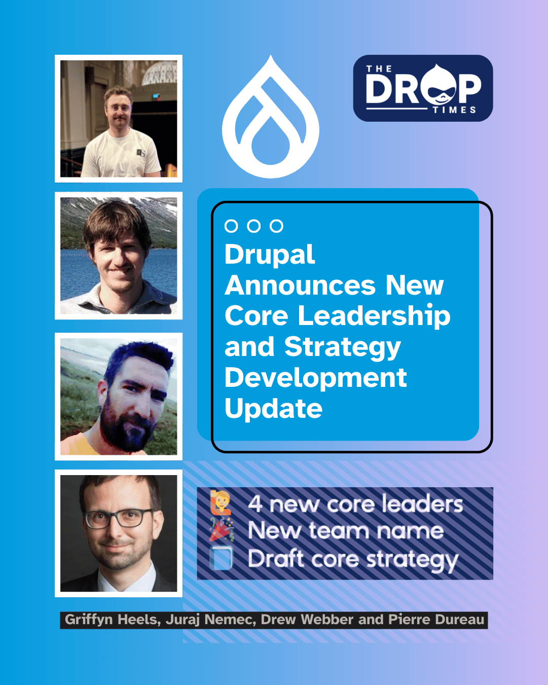 Drupal Announces New Core Leadership and Strategy Development Update