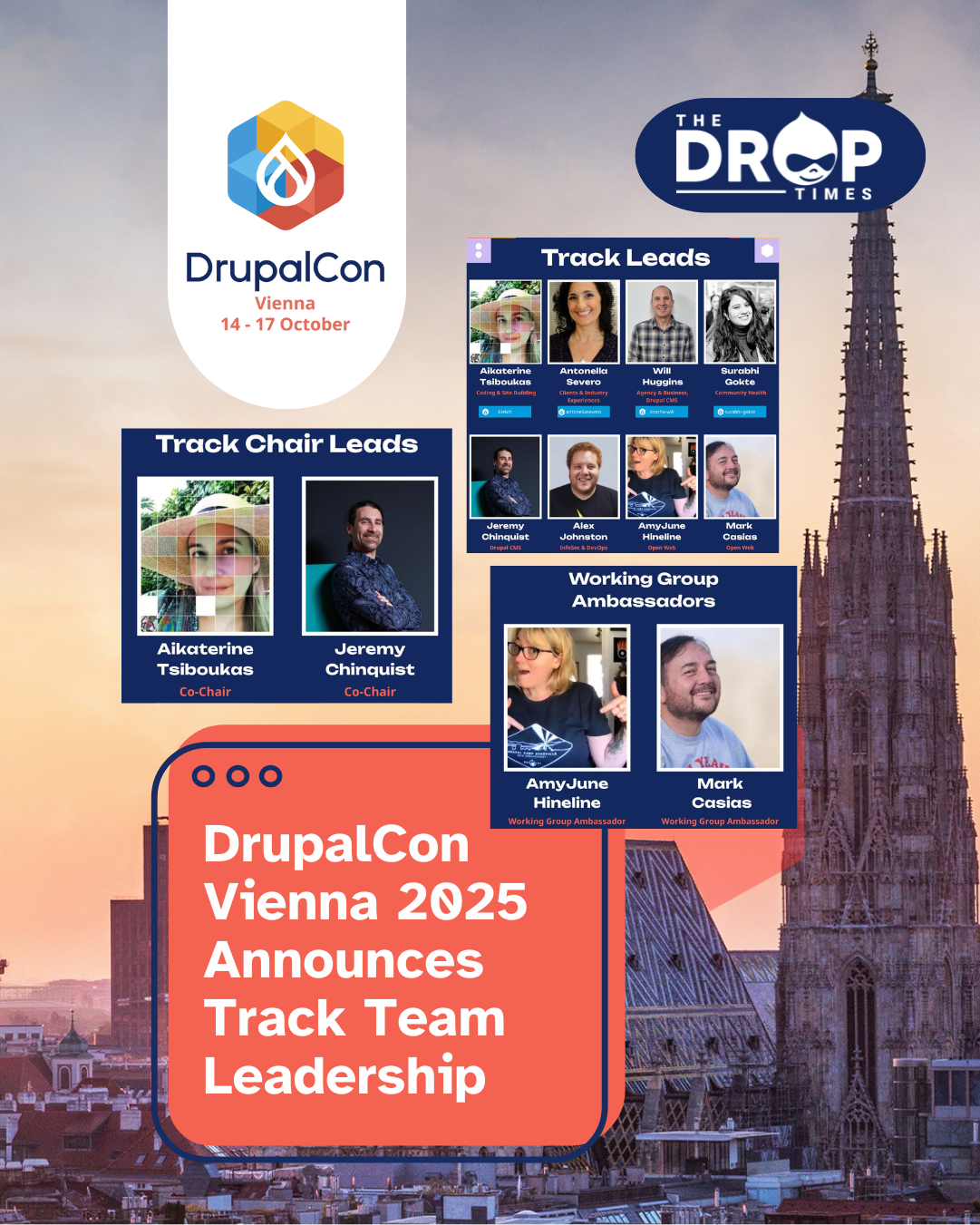 DrupalCon Vienna 2025 Announces Track Team Leadership