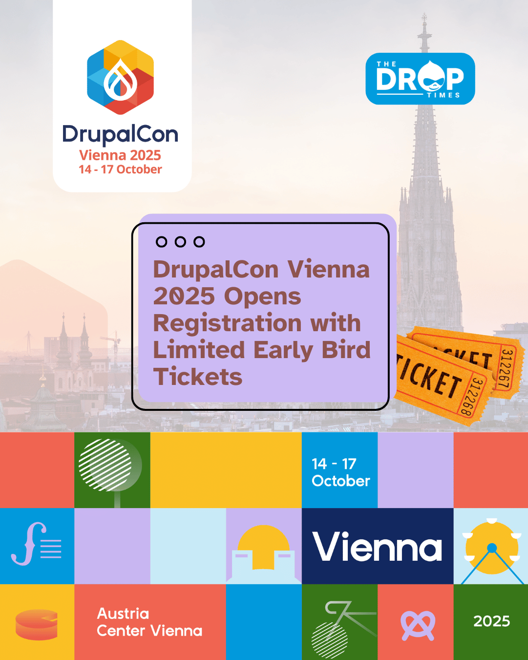 DrupalCon Vienna 2025 Opens Registration with Limited Early Bird Tickets