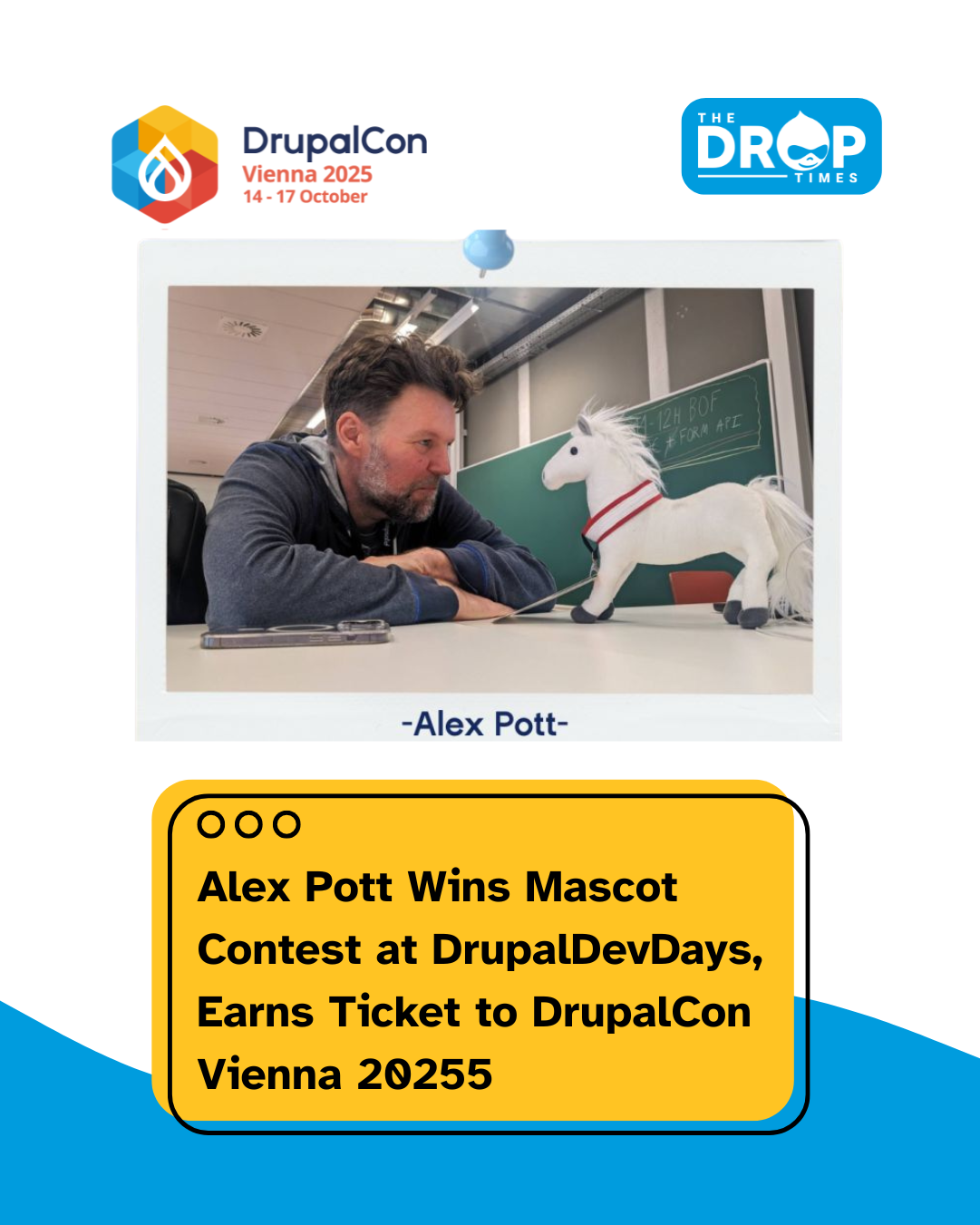 Alex Pott Wins Mascot Contest at DrupalDevDays, Earns Ticket to ...