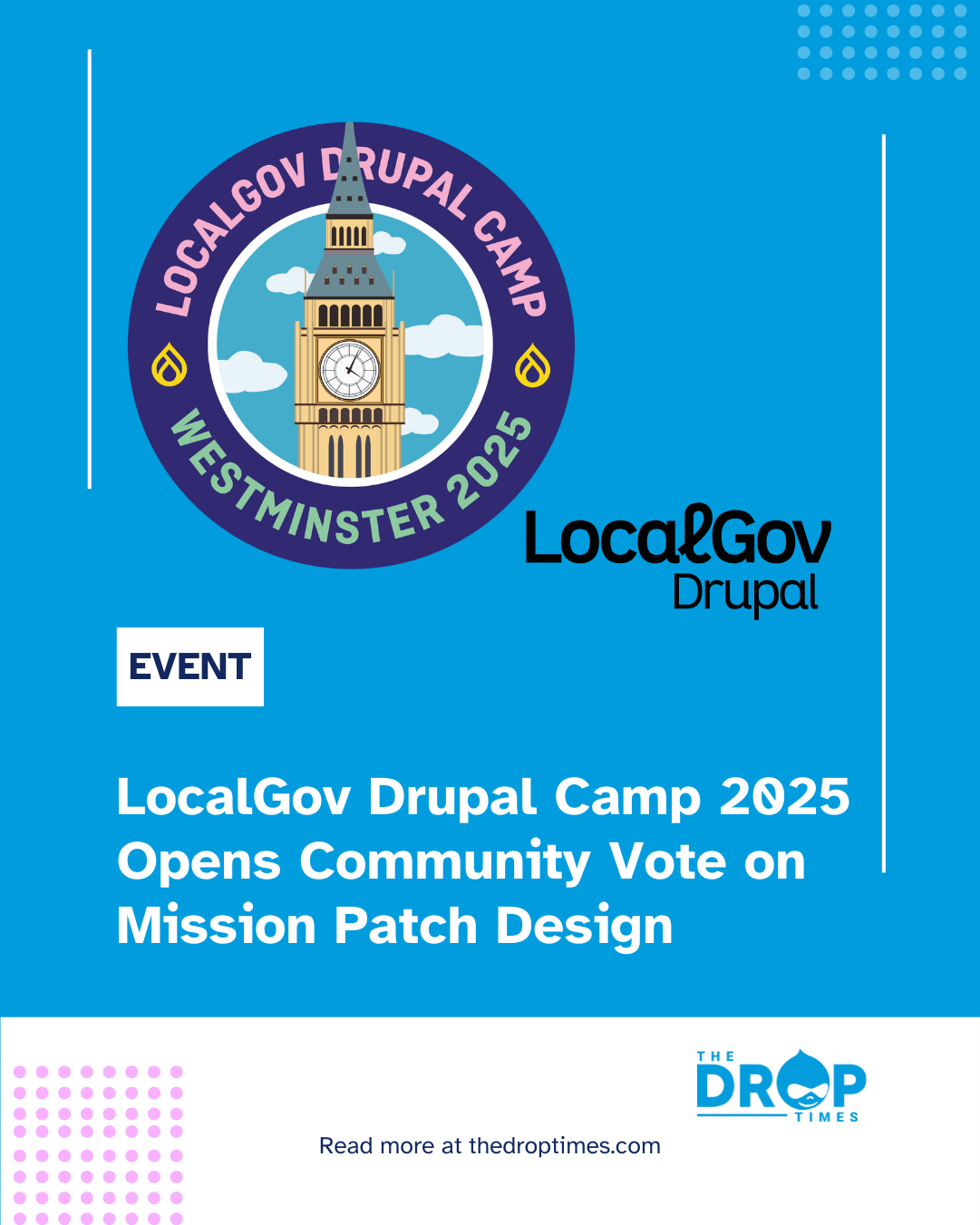LocalGov Drupal Camp 2025 Opens Community Vote on Mission Patch Design
