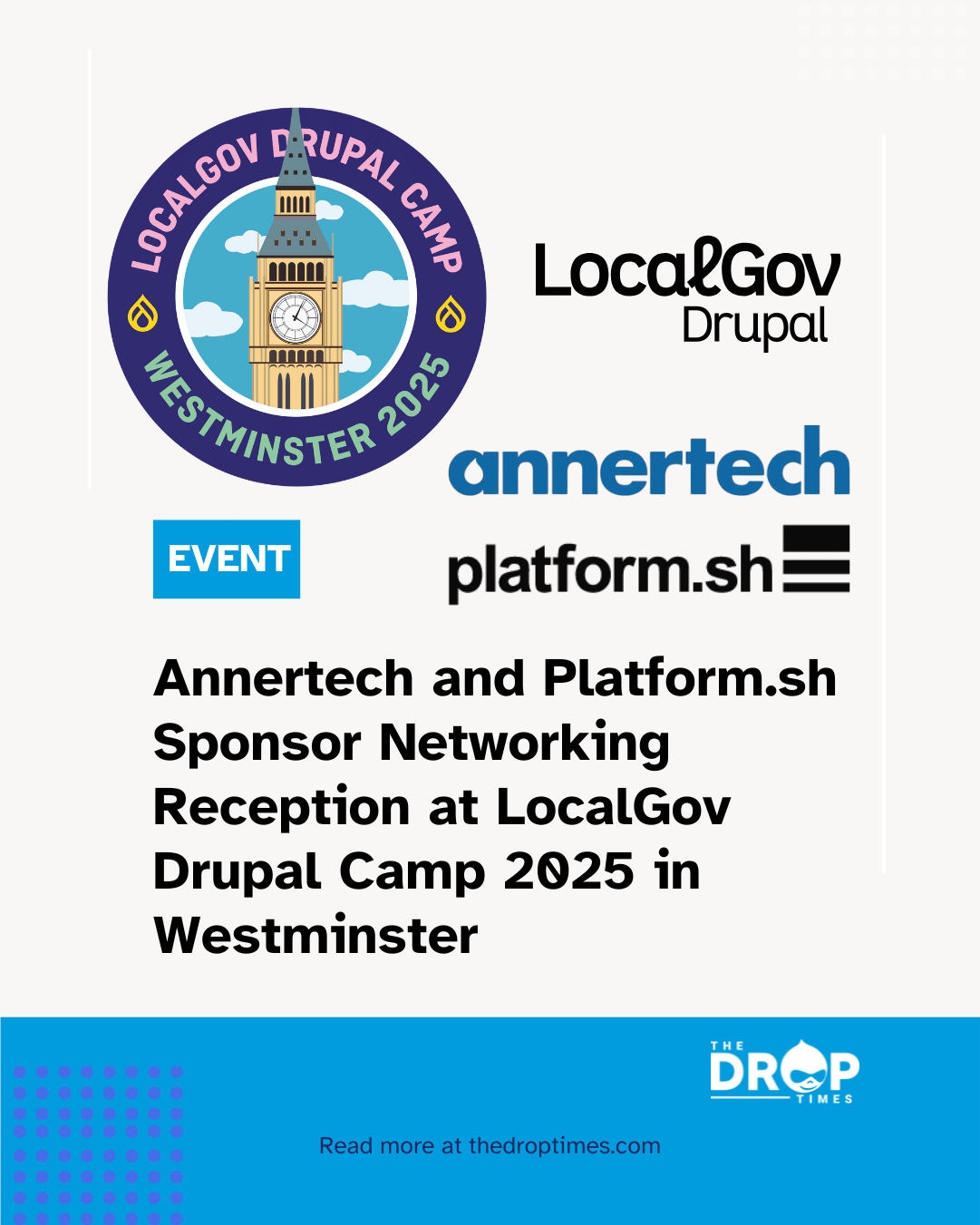 Annertech and Platform.sh Sponsor Networking Reception at LocalGov ...
