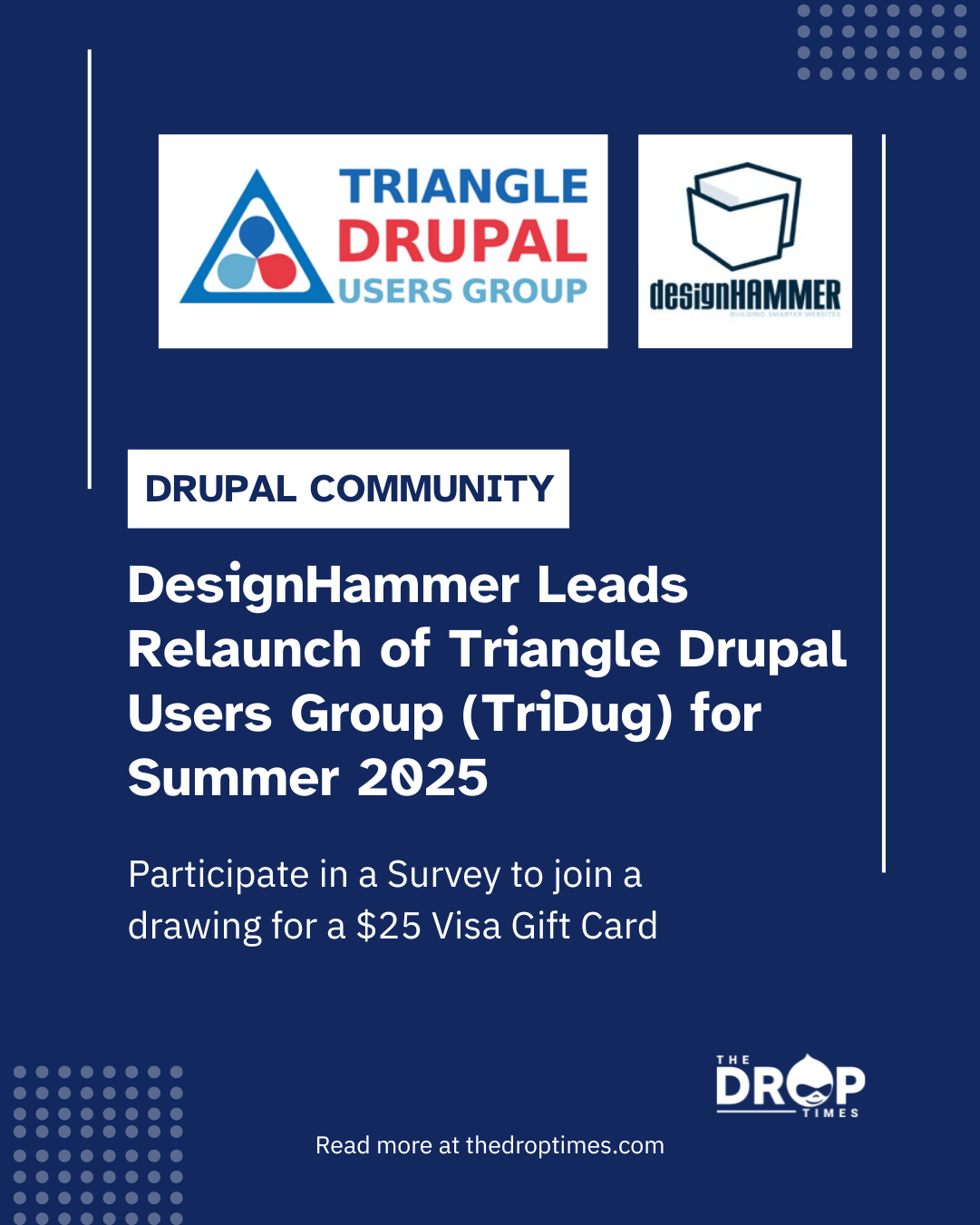 DesignHammer Leads Relaunch of Triangle Drupal Users Group (TriDug) for Summer 2025