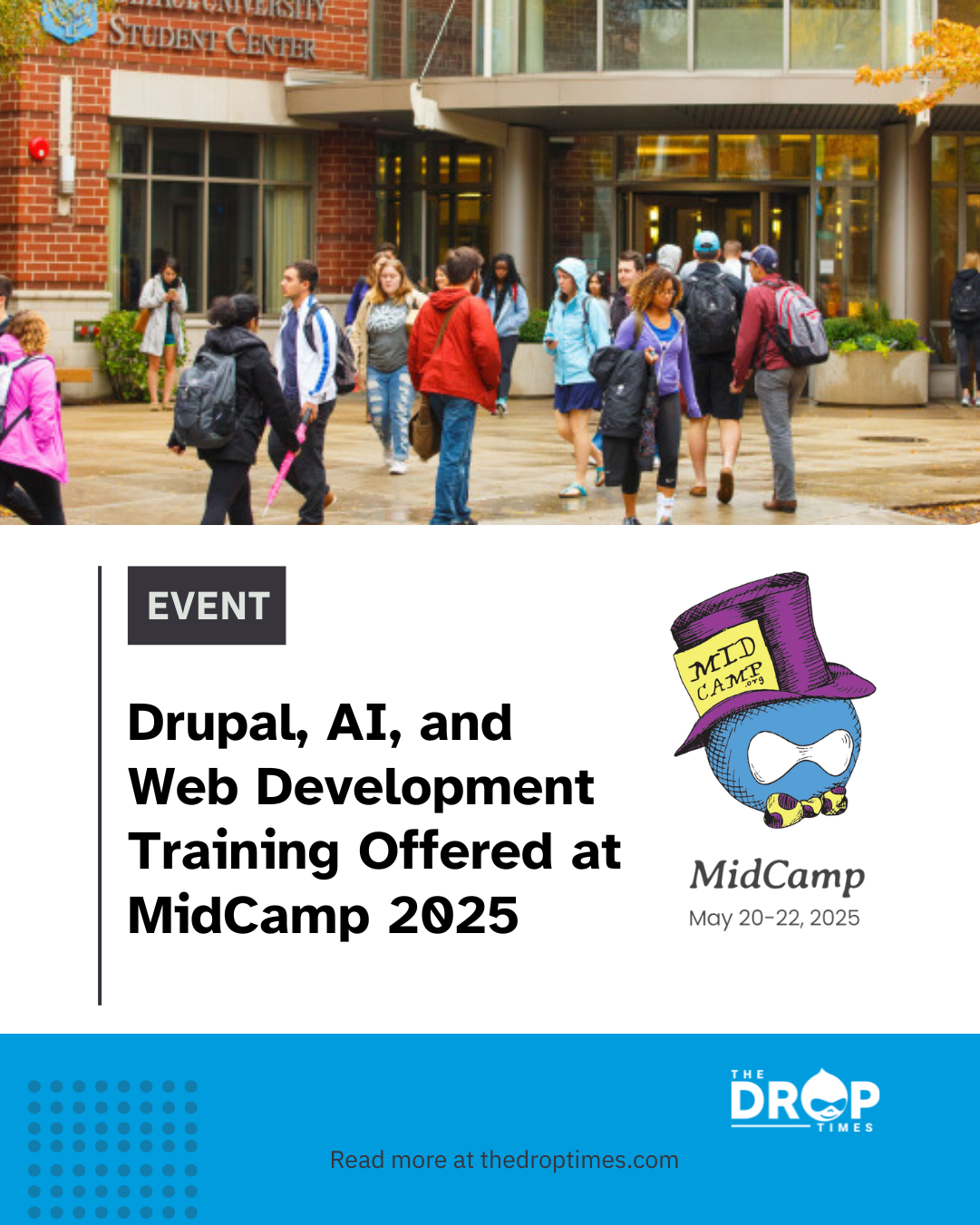 Drupal, AI, and Web Development Training Offered at MidCamp 2025