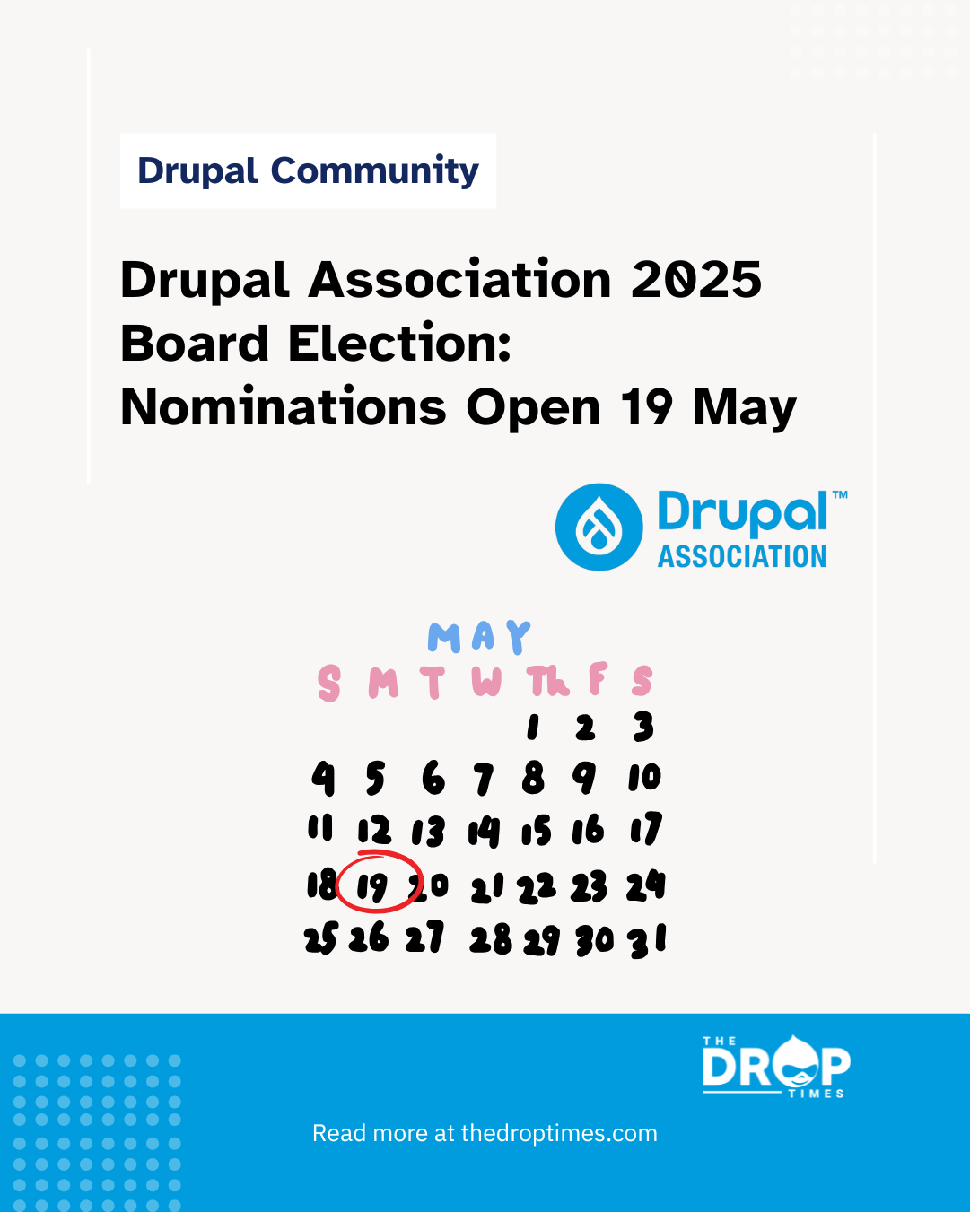 Drupal Association 2025 Board Election: Nominations Open 19 May