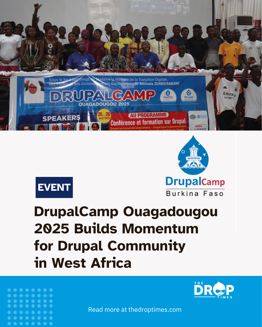 DrupalCamp Ouagadougou 2025 Builds Momentum for Drupal Community in West Africa