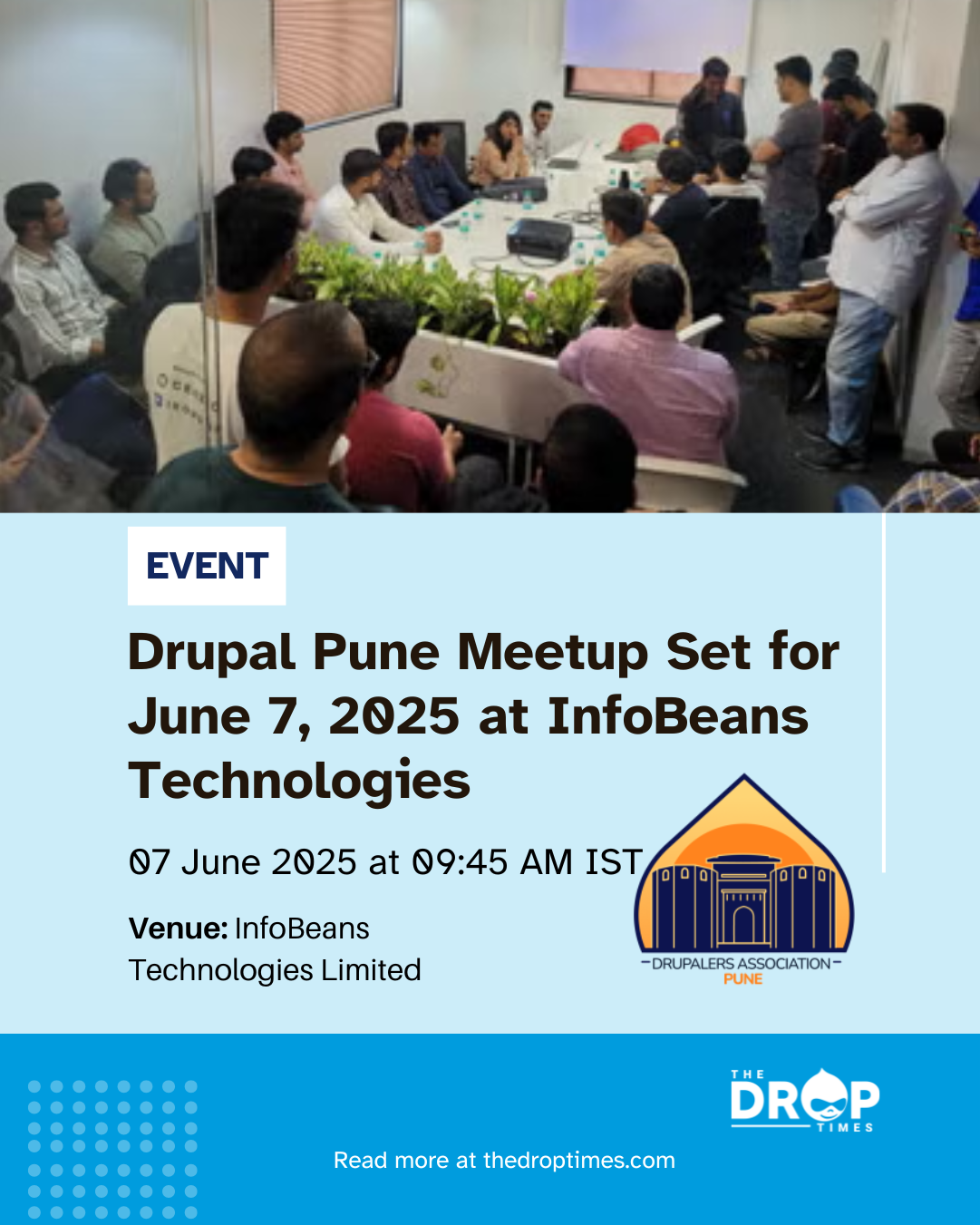 Drupal Pune Meetup Set for June 7, 2025 at InfoBeans Technologies