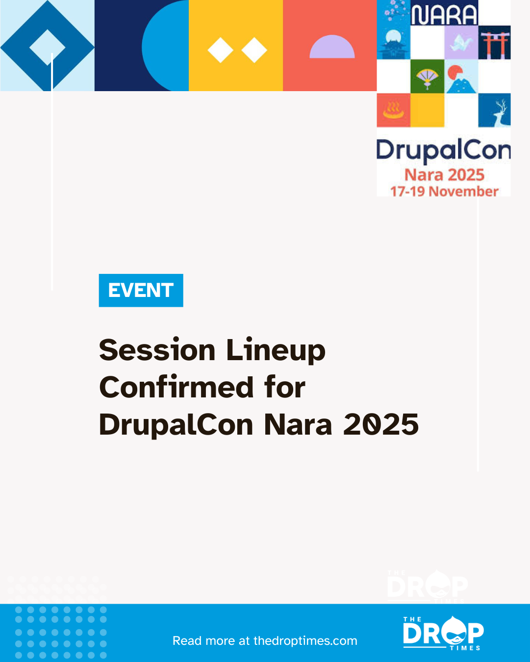 Session Lineup Confirmed for DrupalCon Nara 2025
