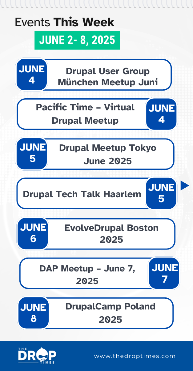 Get Ready for a Week Full of Drupal: June 2–8, 2025
