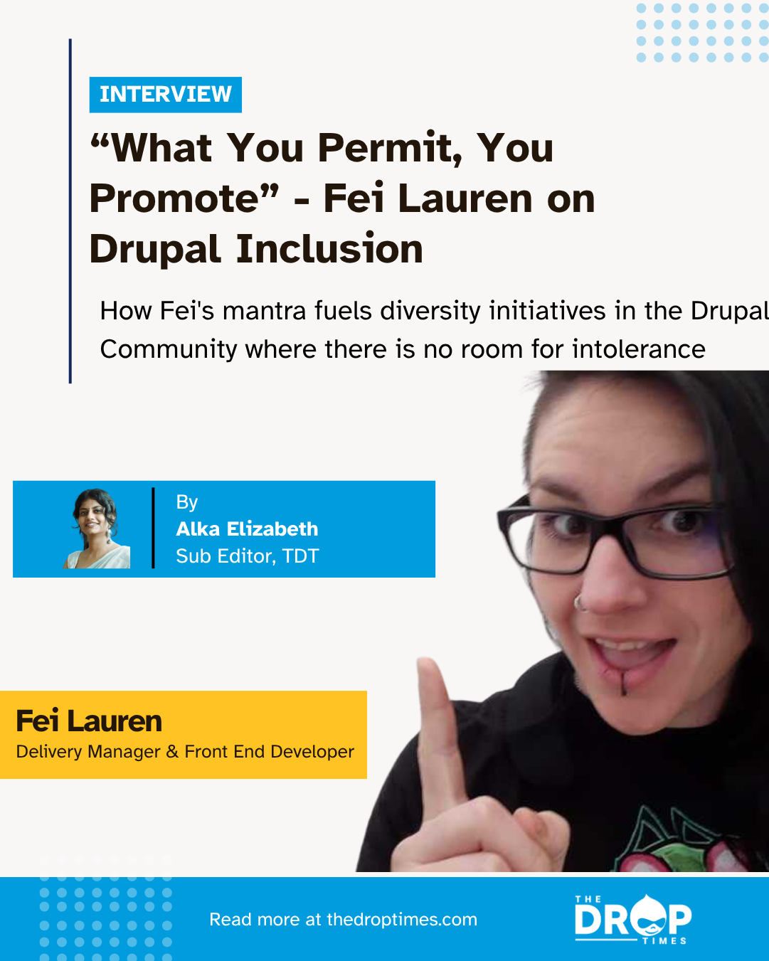 “What You Permit, You Promote” - Fei Lauren on Drupal Inclusion