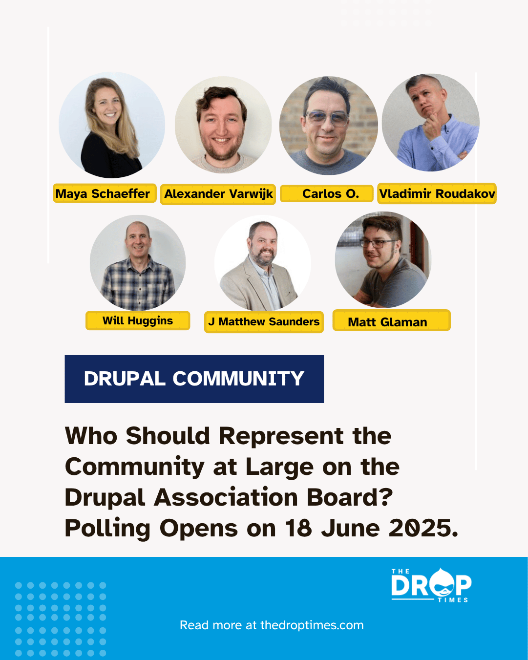 Drupal Association Announces 2025 At-Large Board Election Candidates ...