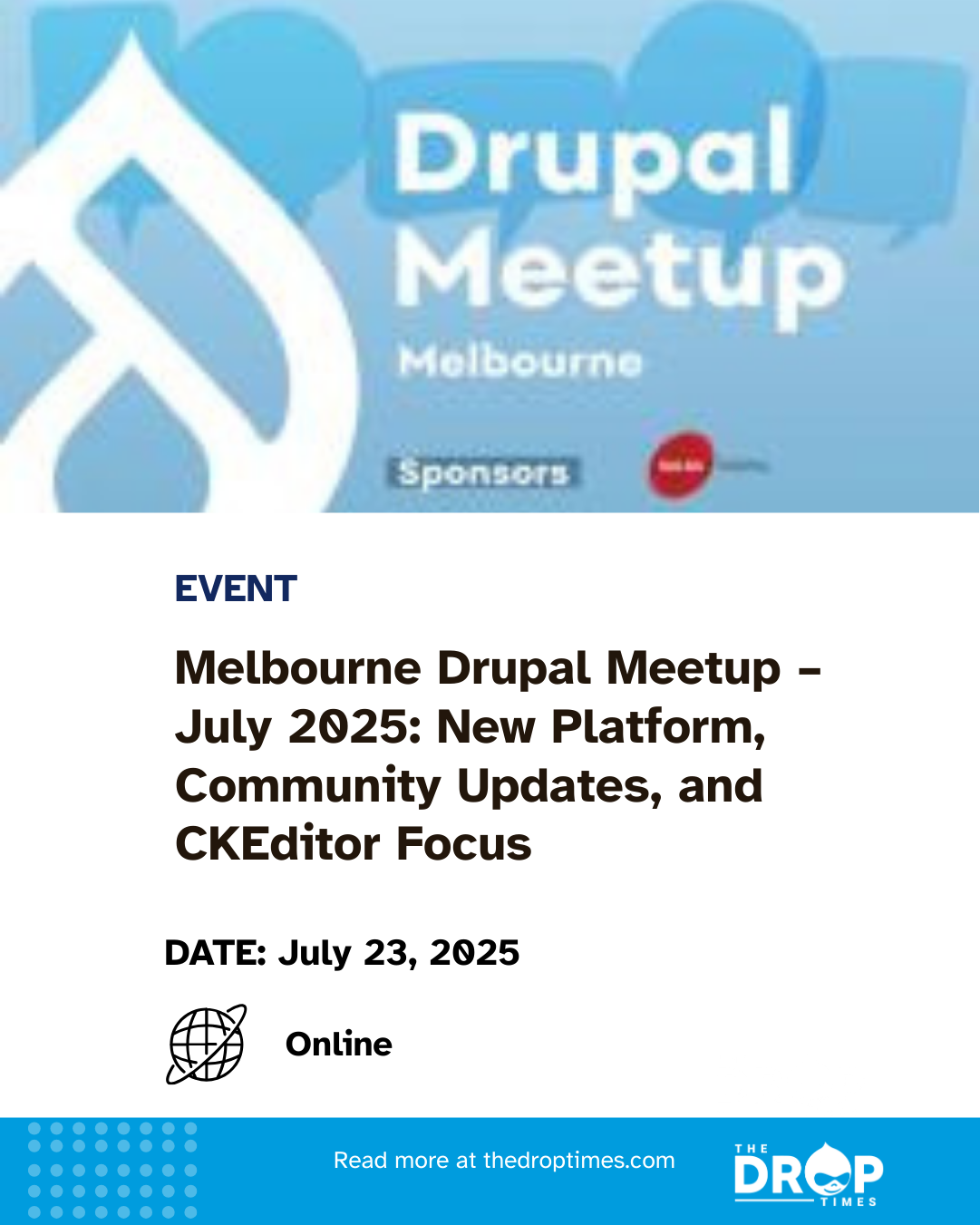 Melbourne Drupal Meetup – July 2025: New Platform, Community Updates ...