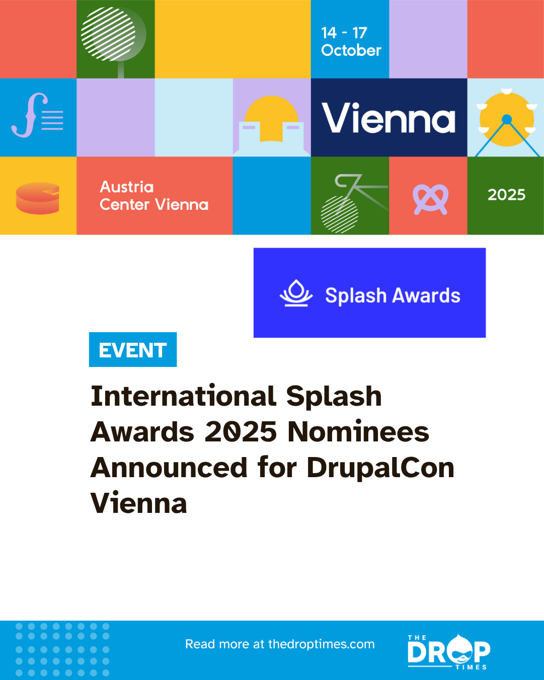 International Splash Awards 2025 Nominees Announced for DrupalCon Vienna