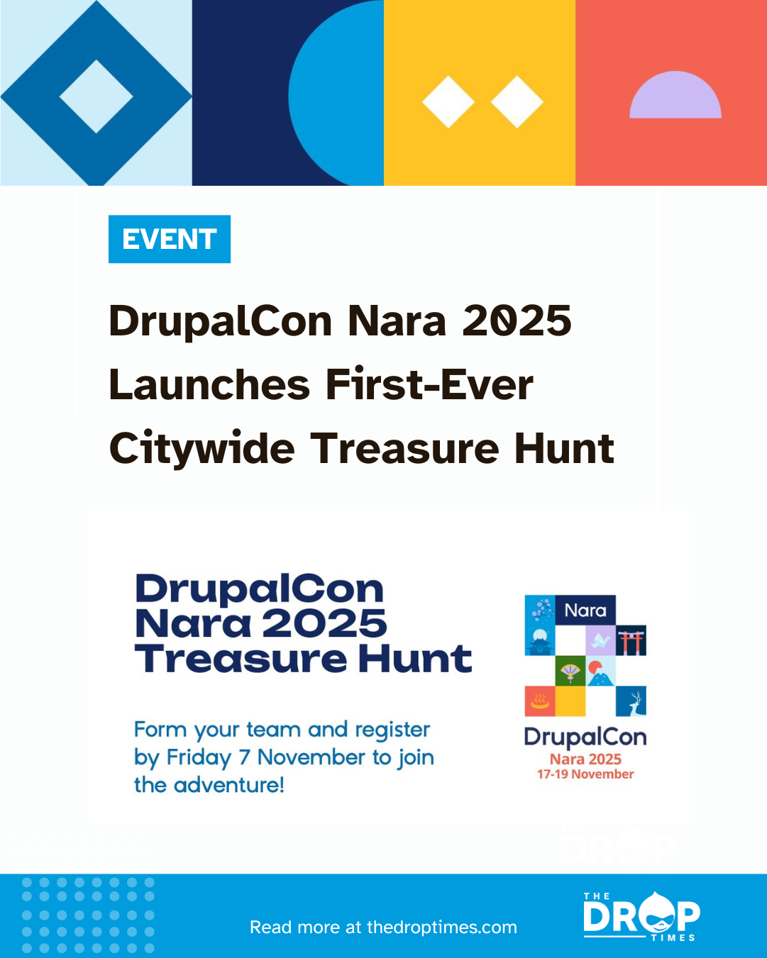 DrupalCon Nara 2025 Launches First-Ever Citywide Treasure Hunt