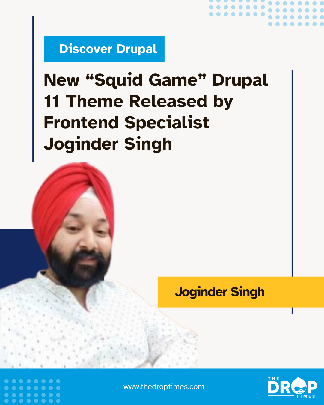 New “Squid Game” Drupal 11 Theme Released by Frontend Specialist ...
