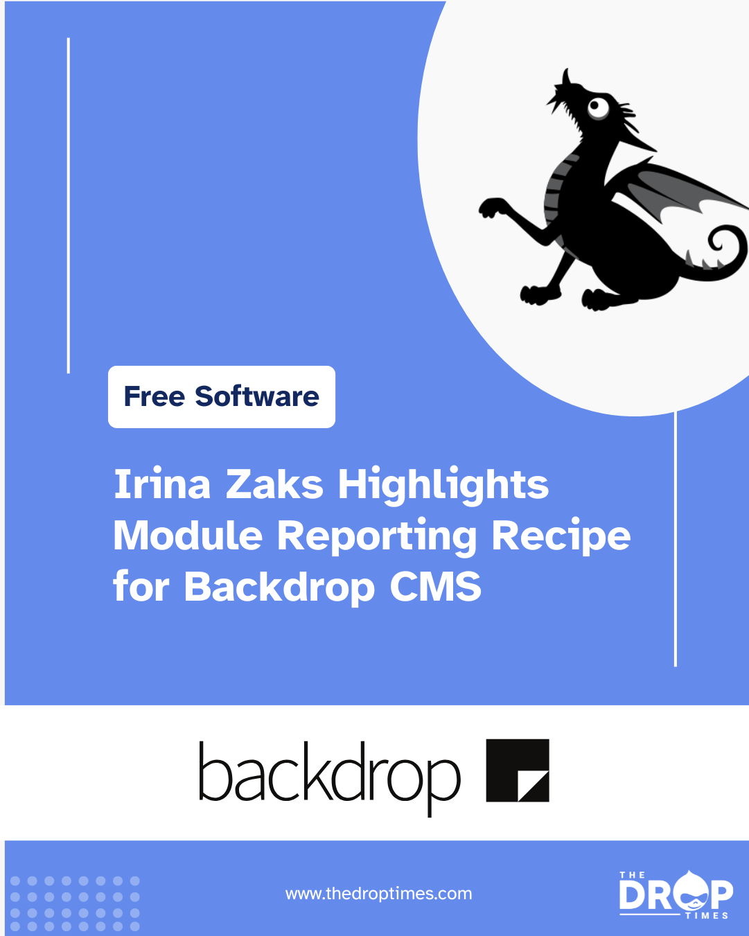 Irina Zaks Highlights Module Reporting Recipe for Backdrop CMS