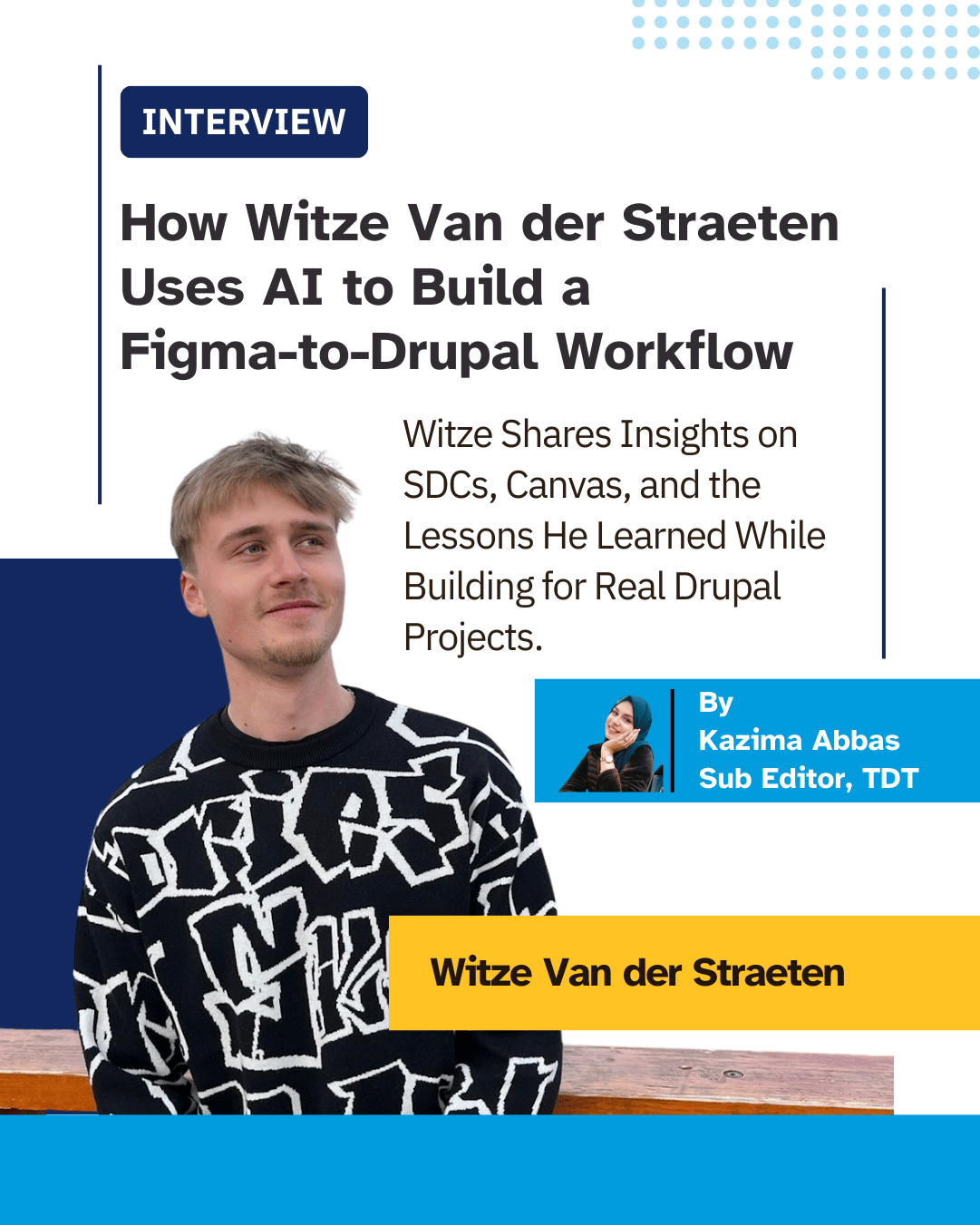 How Witze Van der Straeten Uses AI to Build a Figma-to-Drupal Workflow
