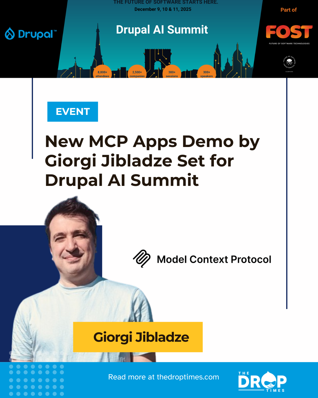 New MCP Apps Demo by Giorgi Jibladze Set for Drupal AI Summit