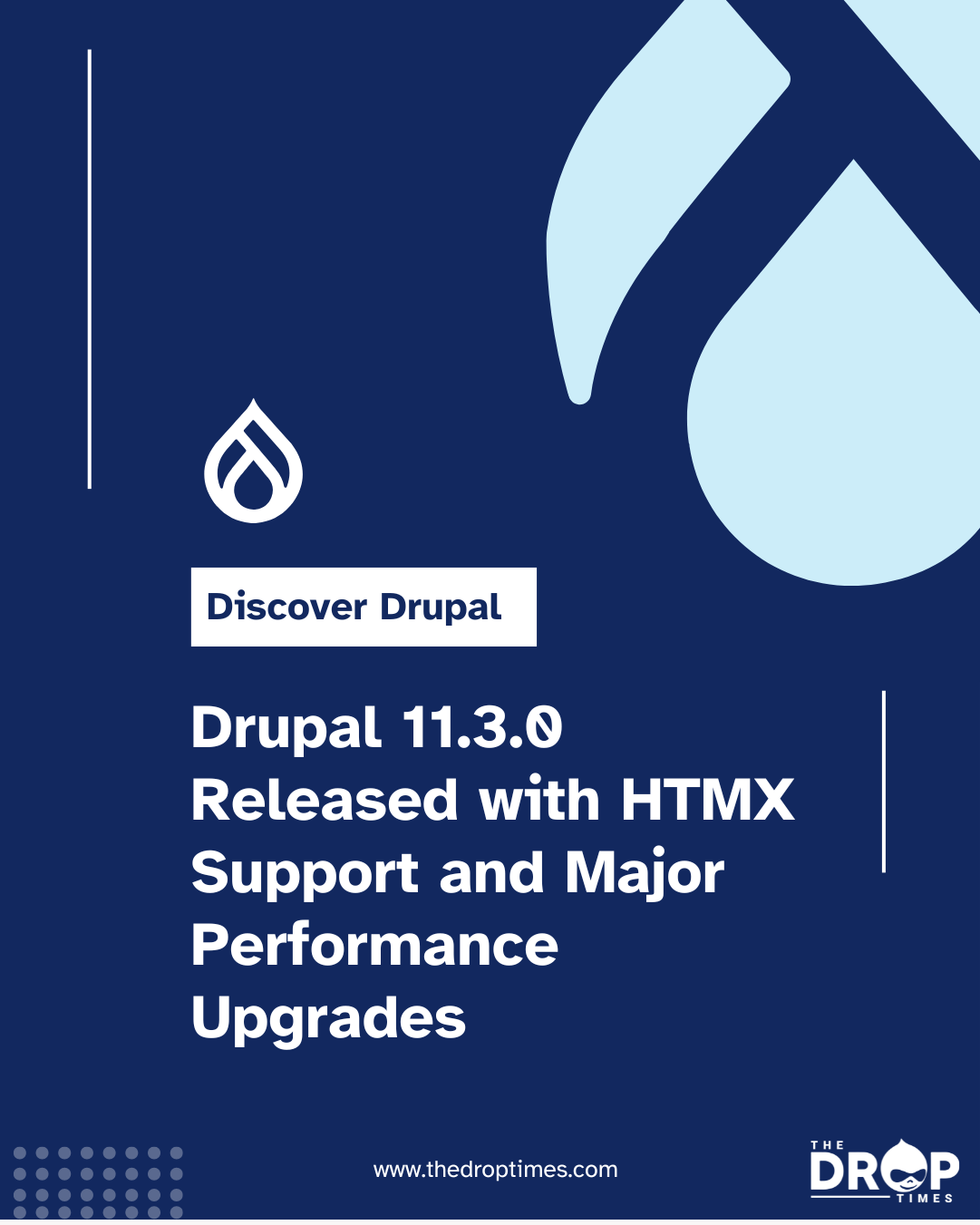 Drupal 11.3.0 Released with HTMX Support and Major Performance Upgrades
