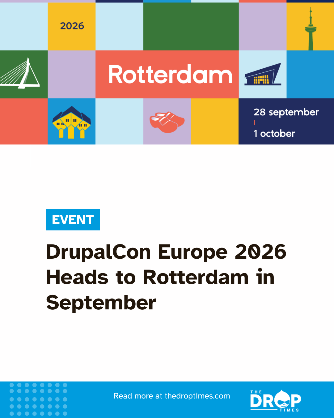 DrupalCon Europe 2026 Heads to Rotterdam in September
