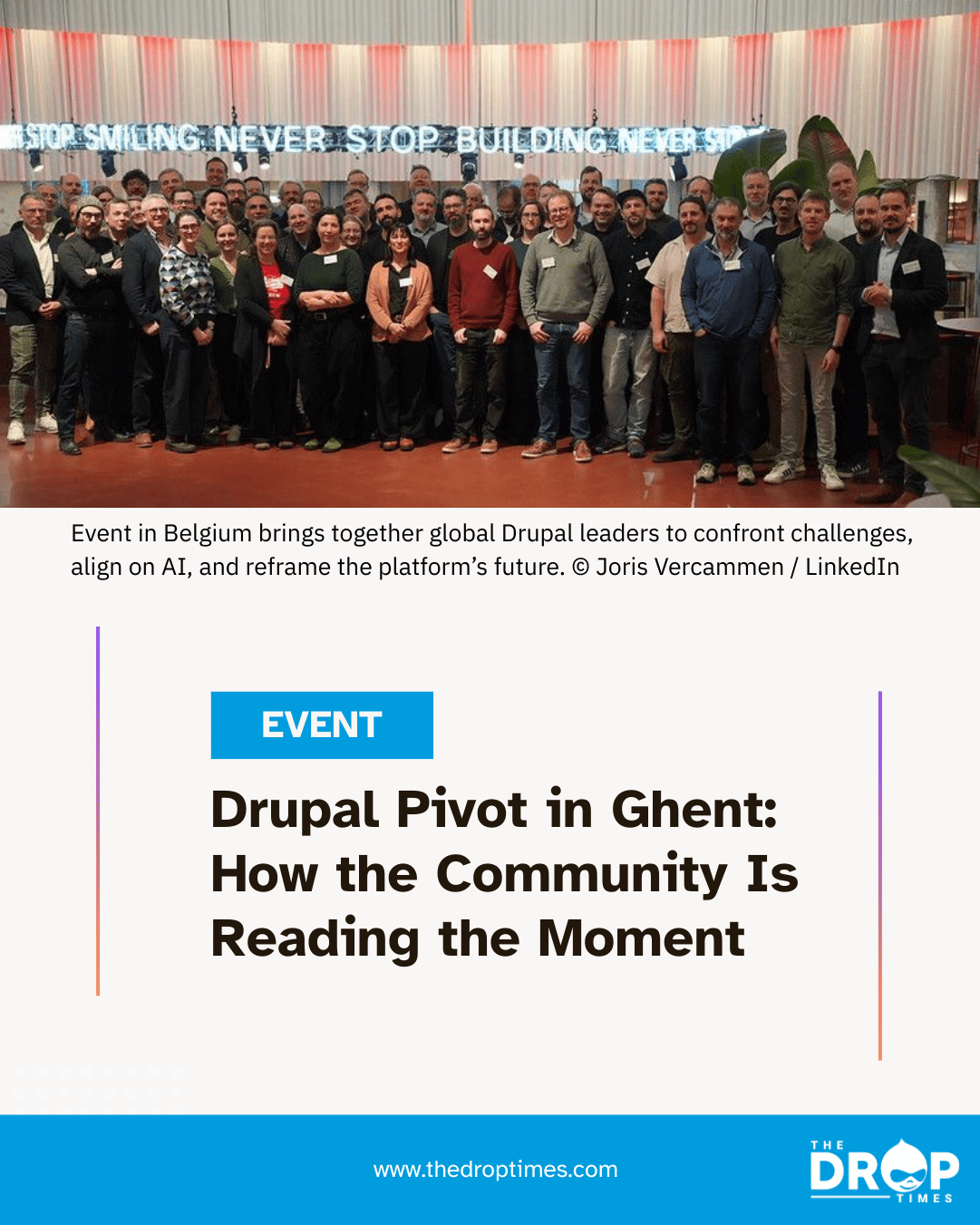 Drupal Pivot Ghent 2026: Community Aligns on CMS 2.0, AI, and Open ...