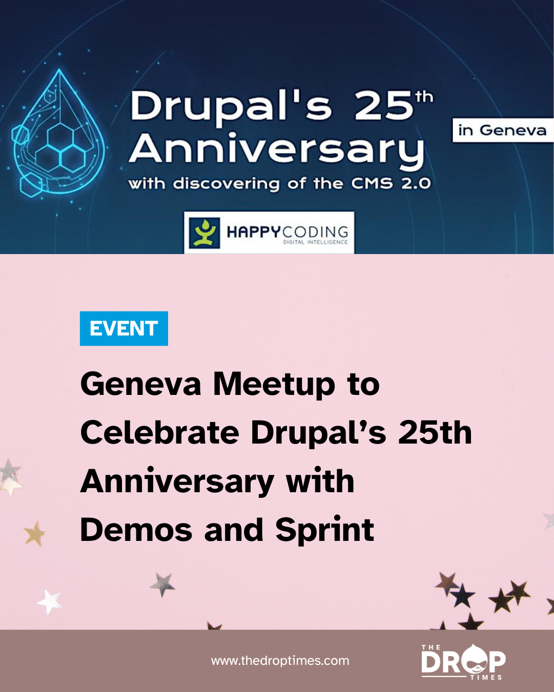 Geneva Meetup to Celebrate Drupal’s 25th Anniversary with Demos and Sprint