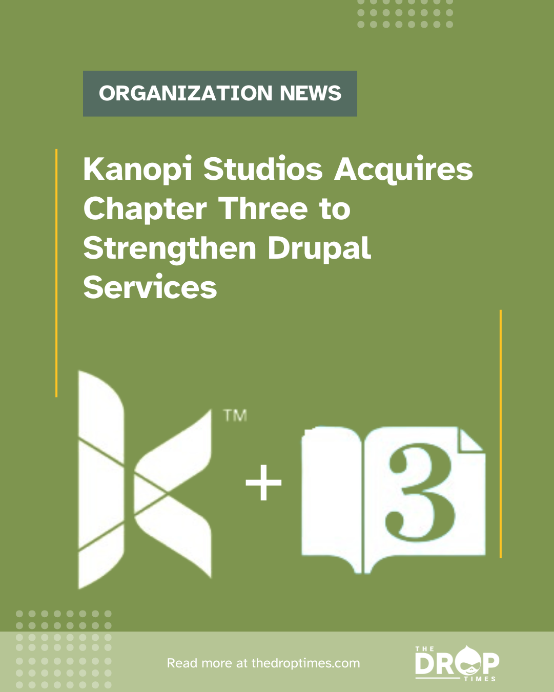 Kanopi Studios Acquires Chapter Three to Strengthen Drupal Services
