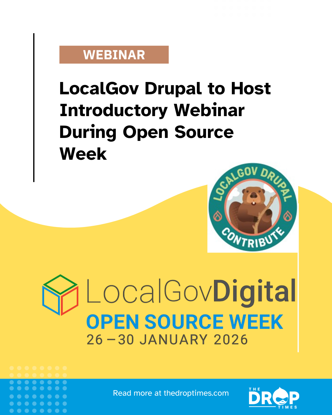 LocalGov Drupal to Host Introductory Webinar During Open Source Week