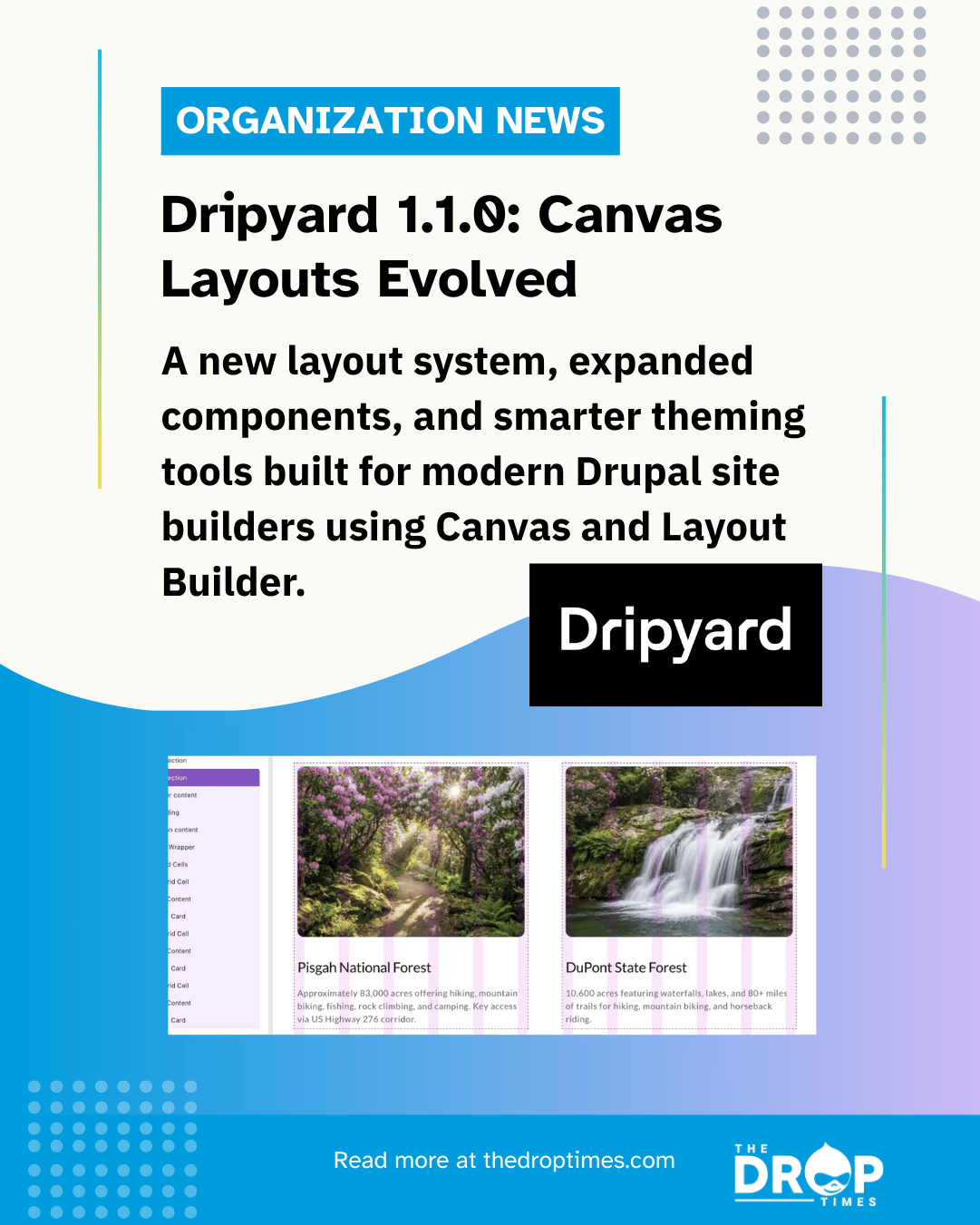 Dripyard 1.1.0 Release Adds Canvas Layout System, New Components, and ...
