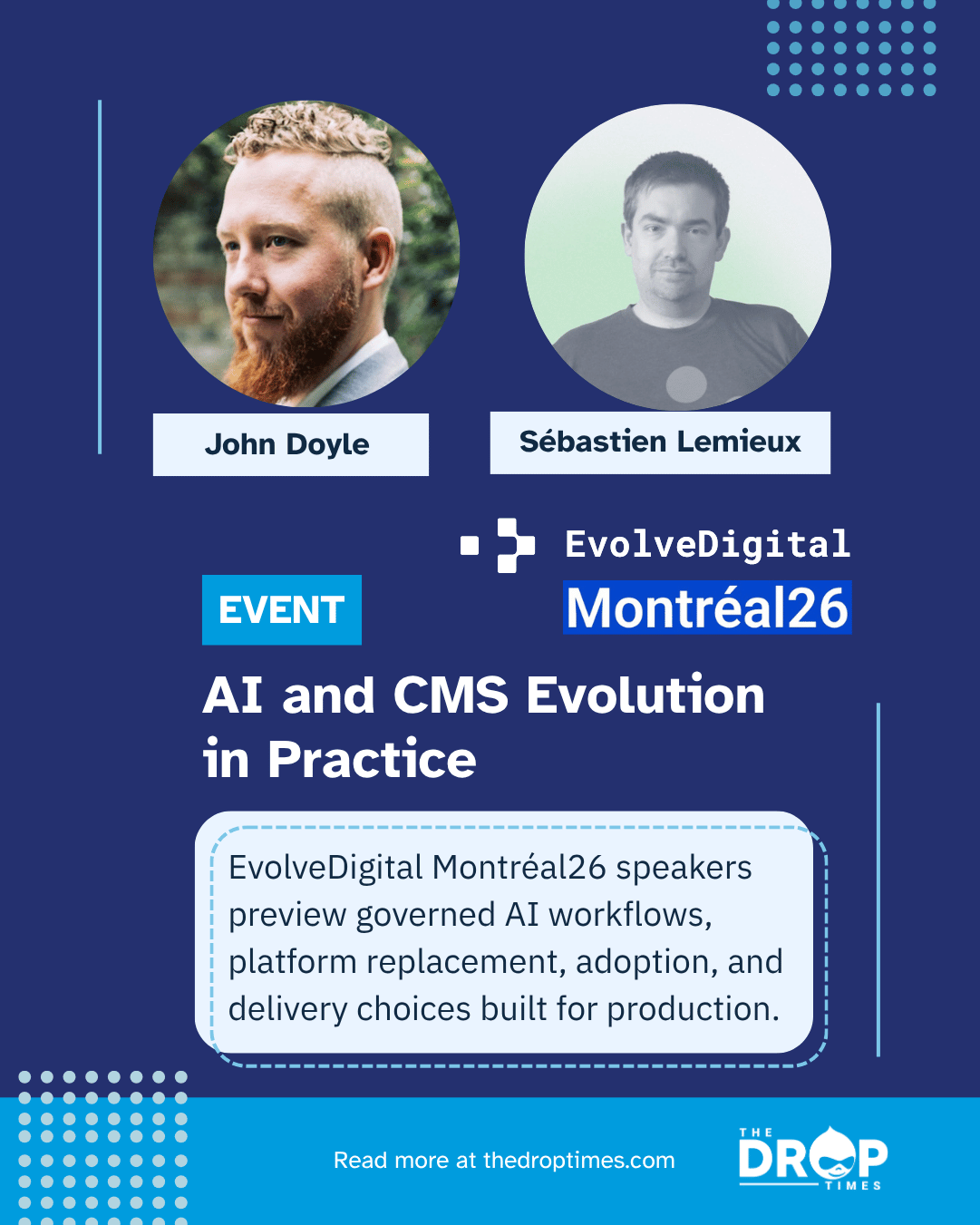 EvolveDigital Montréal26 Speakers Discuss AI Governance and CMS Evolution