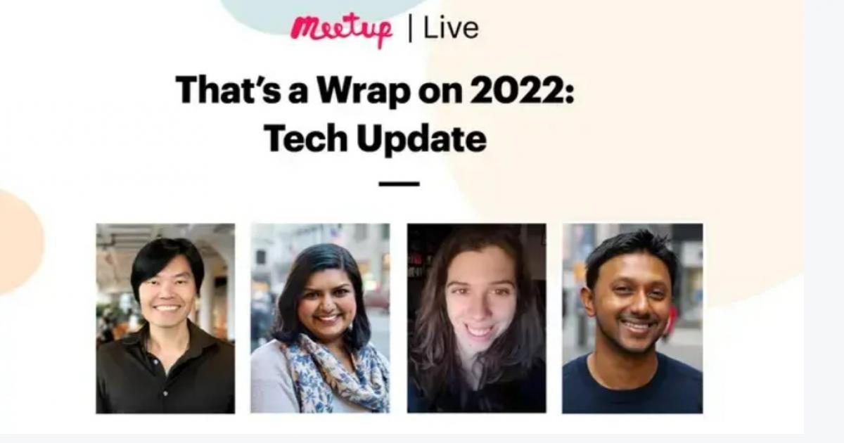 Meetup Hosting Online Event to Wrap Up 2022