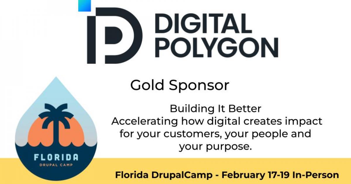 Digital Polygon A First Time Sponsor For Florida Drupal Camp
