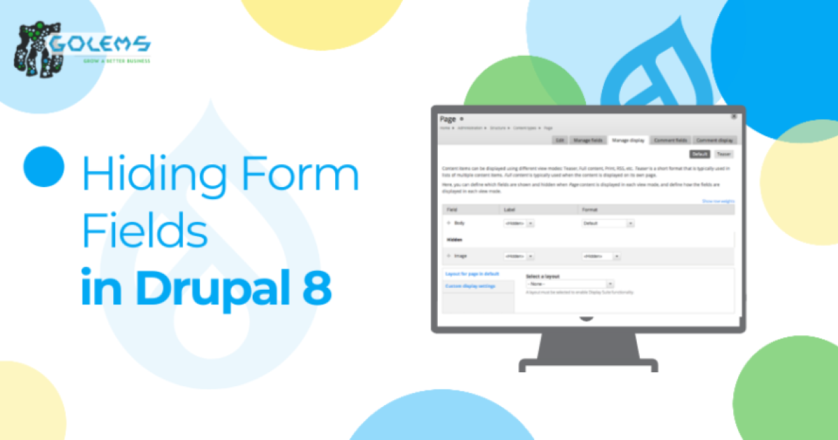 Learn about Drupal 8's Simplified Form Field Visibility Control