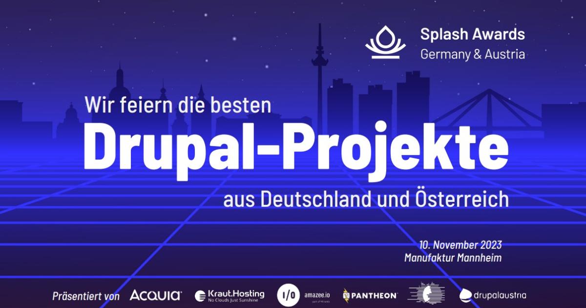 Splash Awards Germany & Austria 2023: Celebrating Drupal Excellence