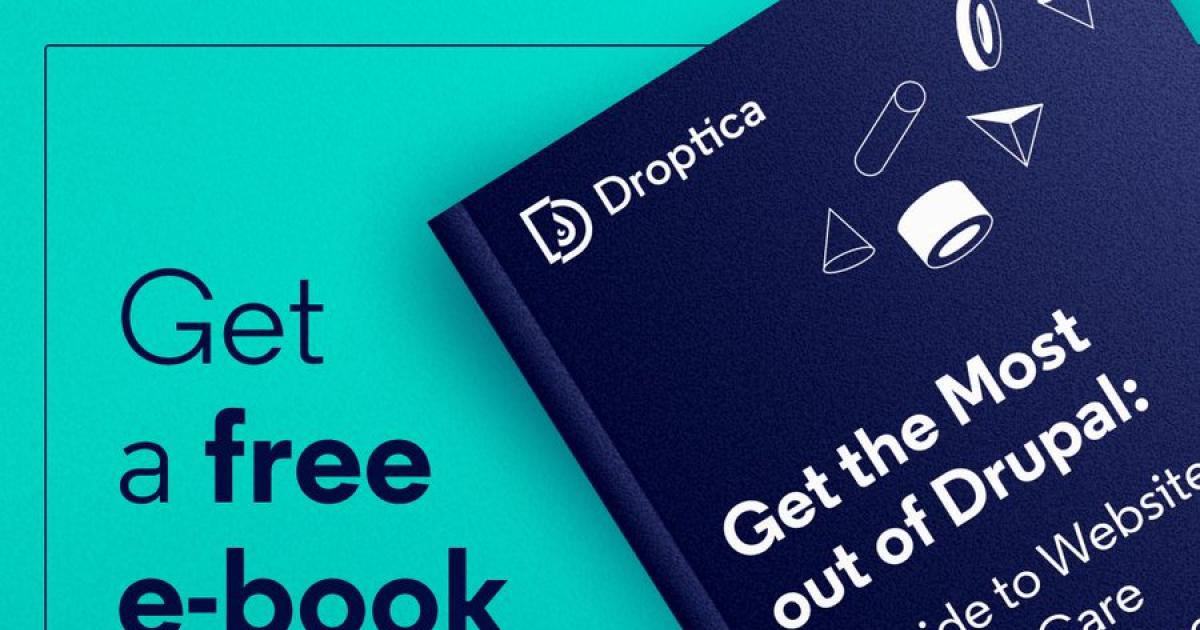 Droptica Releases Drupal Website Maintenance Guide