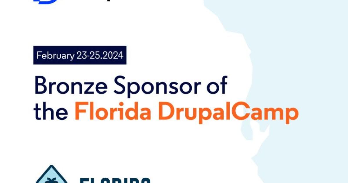 Droptica to Sponsor Florida Drupal Camp 2024