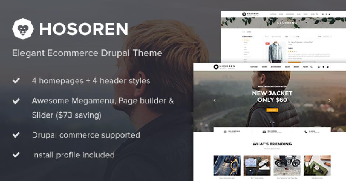 Introducing Hosoren: A Stylish Drupal Theme by Stylelib