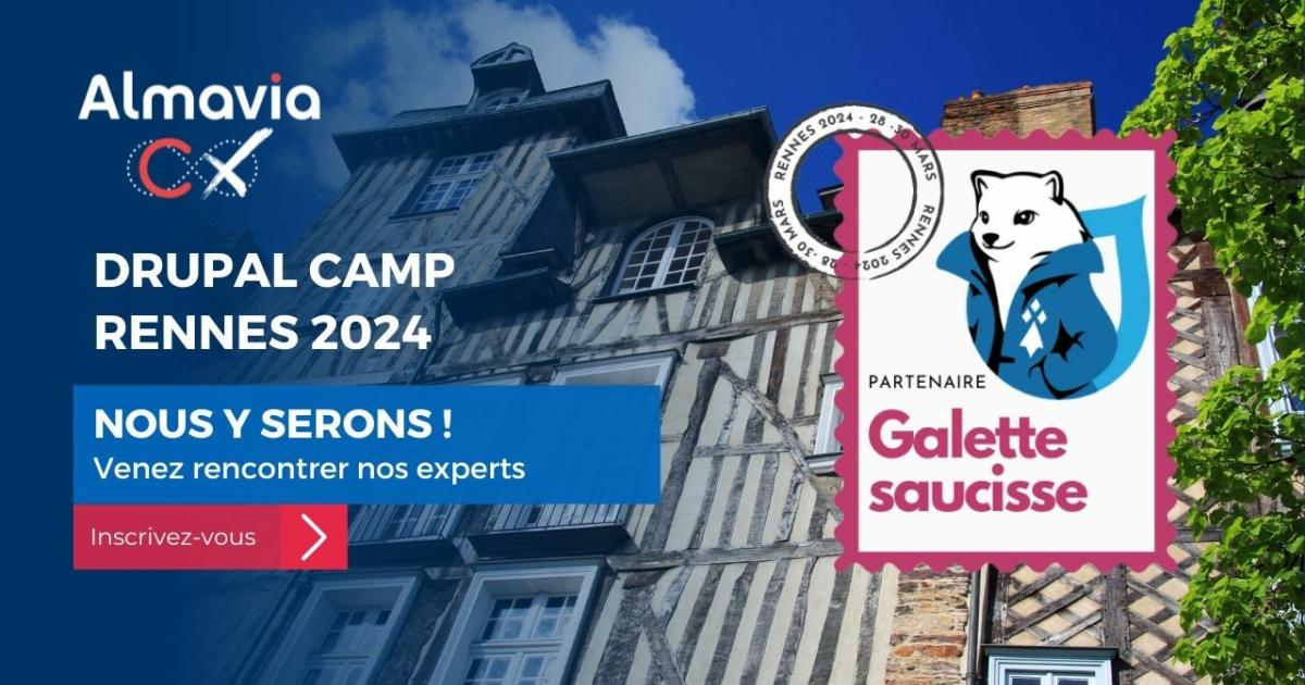ALMAVIA CX Announced as Sponsor of DrupalCamp Rennes 2024