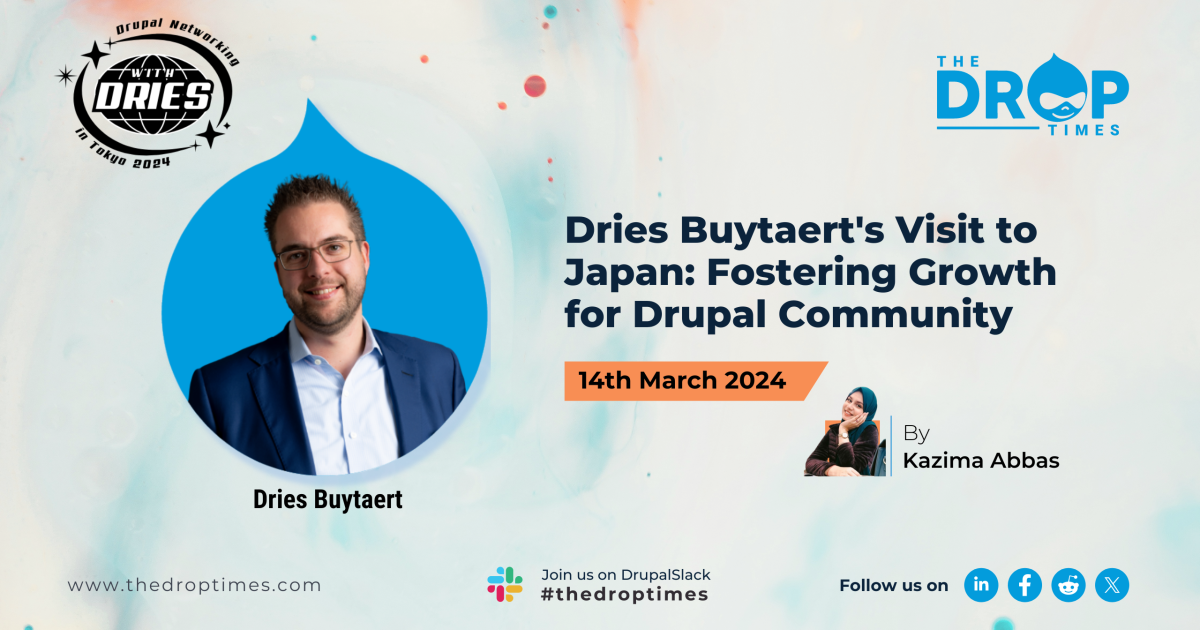 Dries Buytaert's Visit to Japan: Fostering Growth for Drupal Community