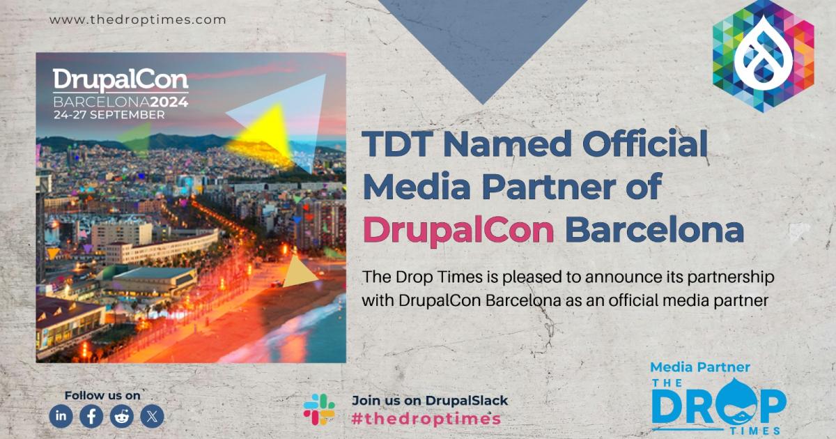 TDT Named Official Media Partner of DrupalCon Barcelona