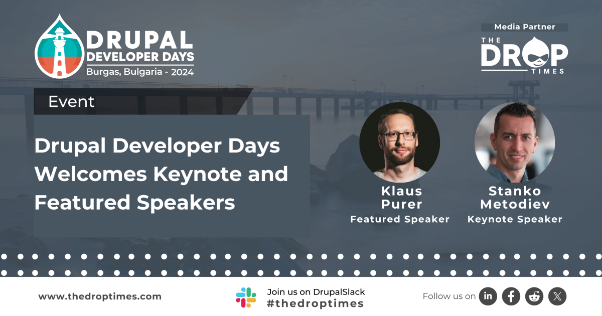 Drupal Developer Days Welcomes Keynote and Featured Speakers