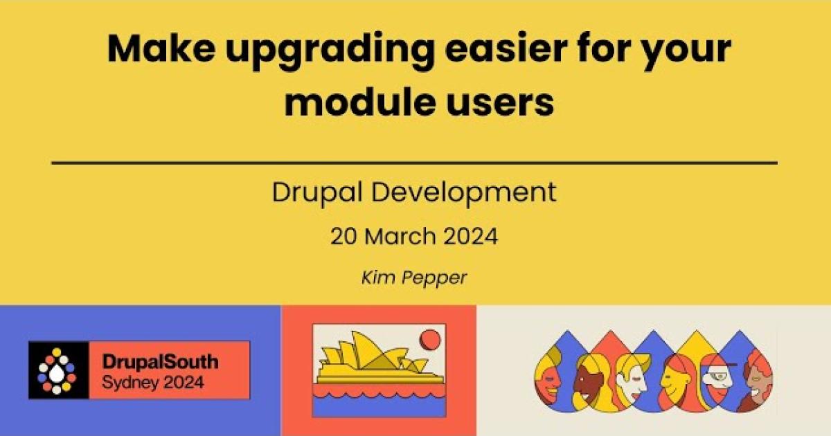 Simplifying Module Updates: Strategies from PreviousNext's Kim Pepper