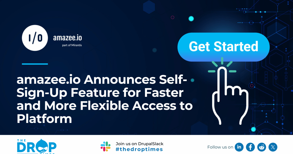 amazee.io Introduces Self-Sign-Up for Quick and Flexible Platform Access