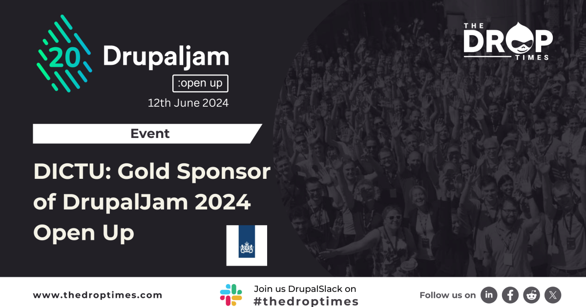 DICTU: Gold Sponsor of DrupalJam 2024 Open Up