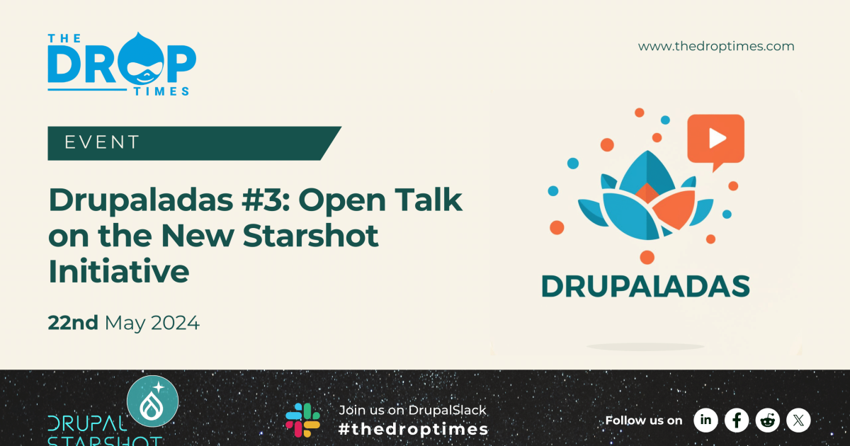 Drupaladas #3: Open Talk on the New Starshot Initiative