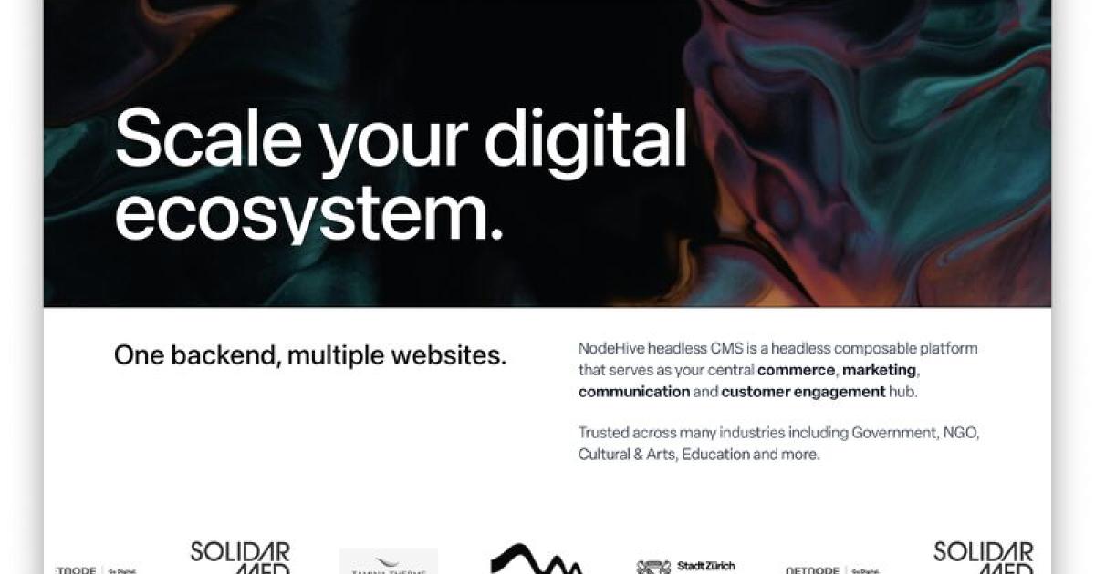 NETNODE Launches New Website for NodeHive Headless CMS